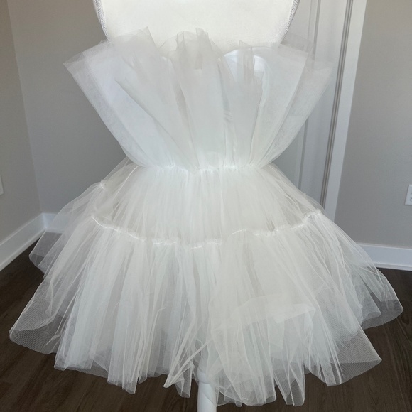 UNTAMED PETALS BY AMANDA JUDGE | Dresses | Untamed Petals Tulle Mini ...